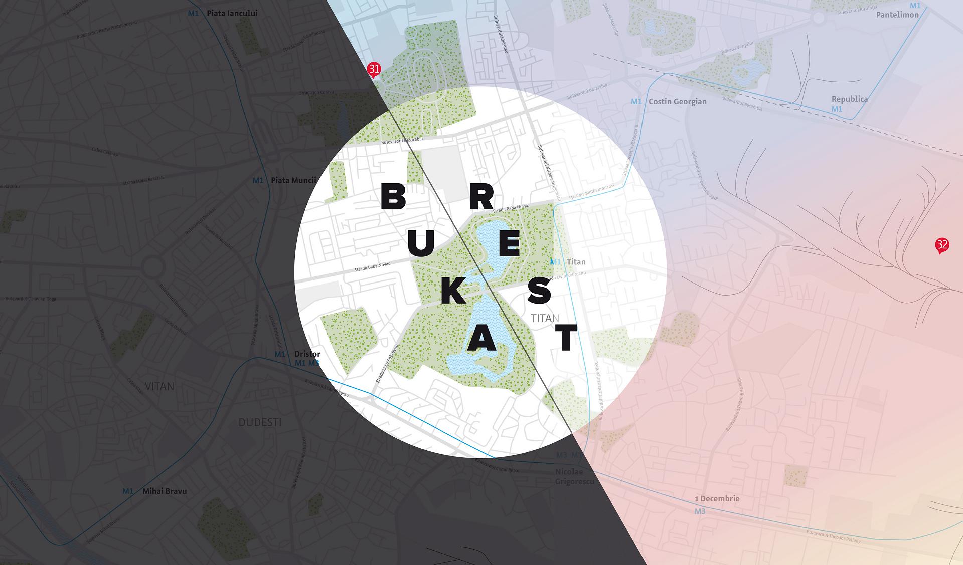 Architektur-Stadtkarte - kolorit